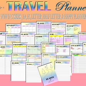 Ultimate Travel Planner Vacation Journal Budget Itinerary Packing List ...