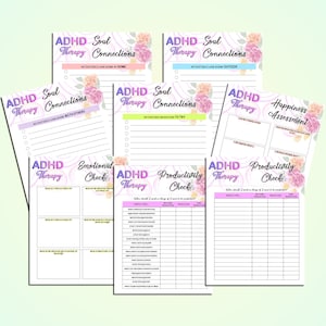 Ultimate ADHD Therapy Planner ADD Printable School Project Digital ...