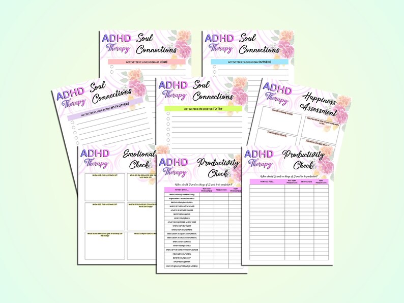 Ultimate ADHD Therapy Planner ADD Printable School Project - Etsy