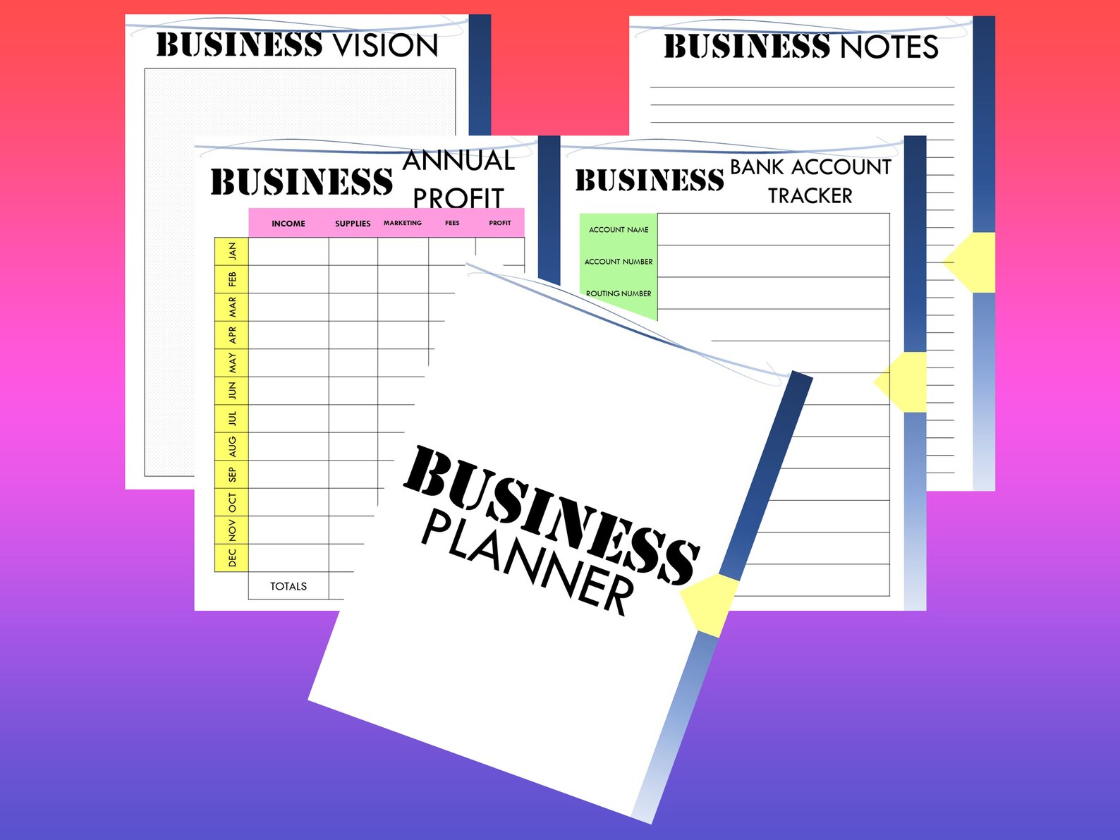 Etsy Shop Business Planner Printable Etsy Shop Planner Digital Download ...