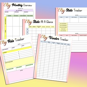 Ultimate Etsy Success Planner Printable Etsy Shop Business Planner ...