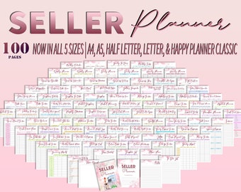 Small Business Planner Printable Etsy Shop Seller Organizer | Etsy