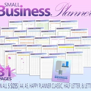 Small Business Planner Printable Etsy Shop Seller Organizer Freelance ...