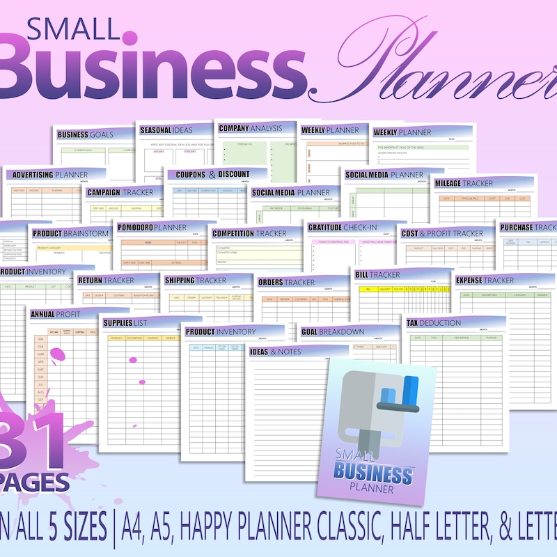 Small Business Planner - Etsy