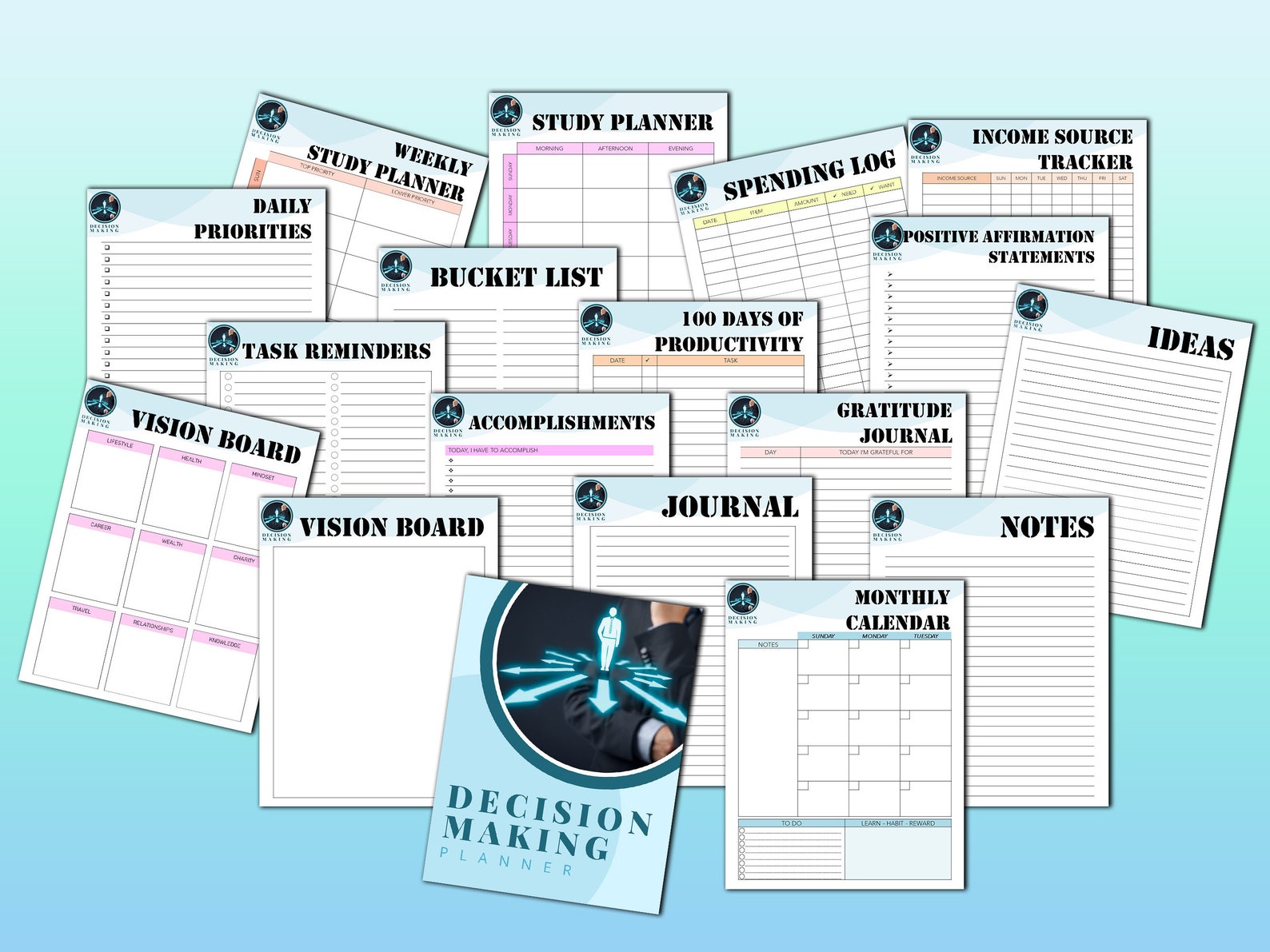 Decision Making Worksheet Decision Problem Solving Thought - Etsy