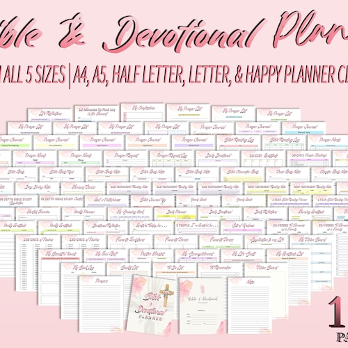 Faith Journal Printable Bible Study Sheets Sermon Notes - Etsy