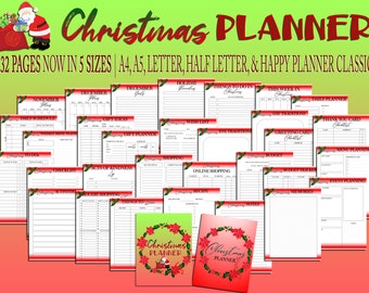 Paper & Party Supplies Ultimate Christmas Planner PDF Printable Happy ...