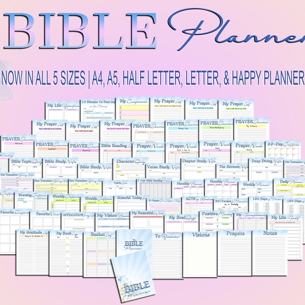 Happy Planner Bible - Etsy