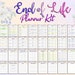 End of Life Planner Printable Final Preparations Emergency Funeral ...