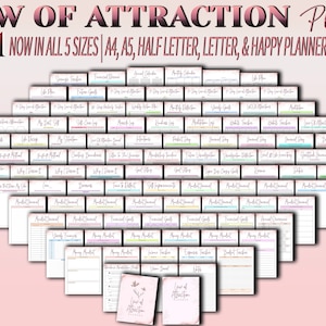Law of Attraction Planner | Manifestation Journal | Law of Attraction ...