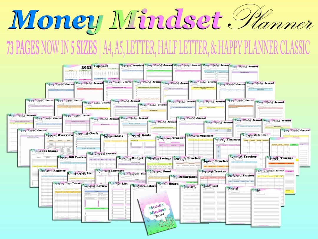 Money Manifestation Journal Abundance Prosperity Printable Law of ...