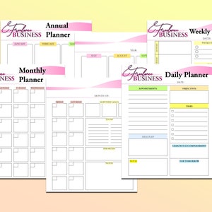 Freelance Business Planner Printable Solopreneur Digital Download Work ...