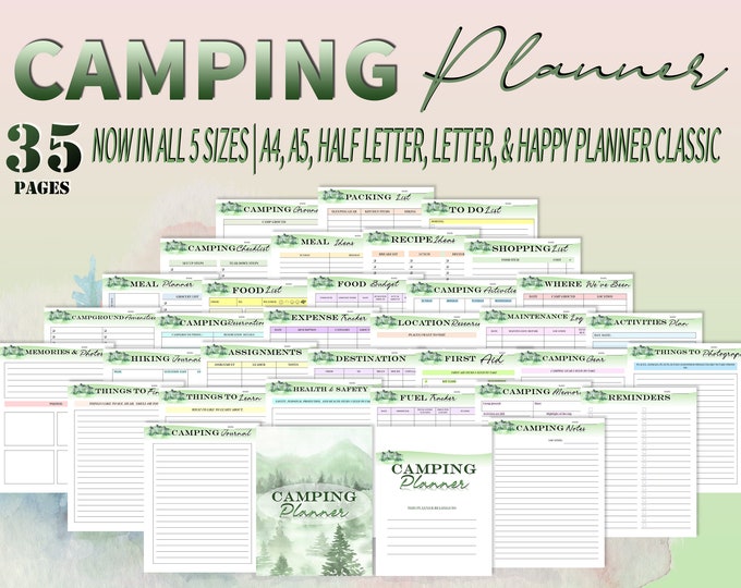 Campout Planner Scout Troop Guide and Planner - Etsy
