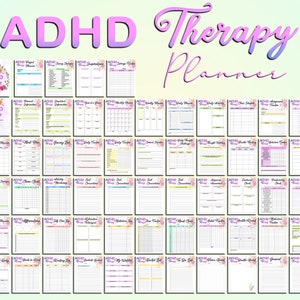 Ultimate ADHD Therapy Planner ADD Printable School Project Digital ...