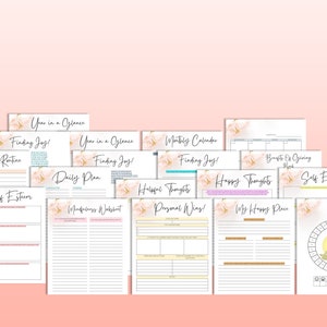 Wellness Journal Positivity Planner Happy Mindfulness Life Self Care ...