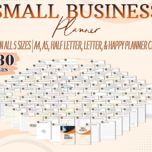 Small Business Planner Printable Etsy Shop Seller Organizer Freelance ...