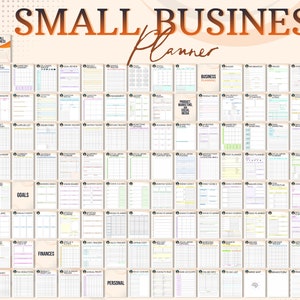 Small Business Planner Printable Etsy Shop Seller Organizer Freelance ...