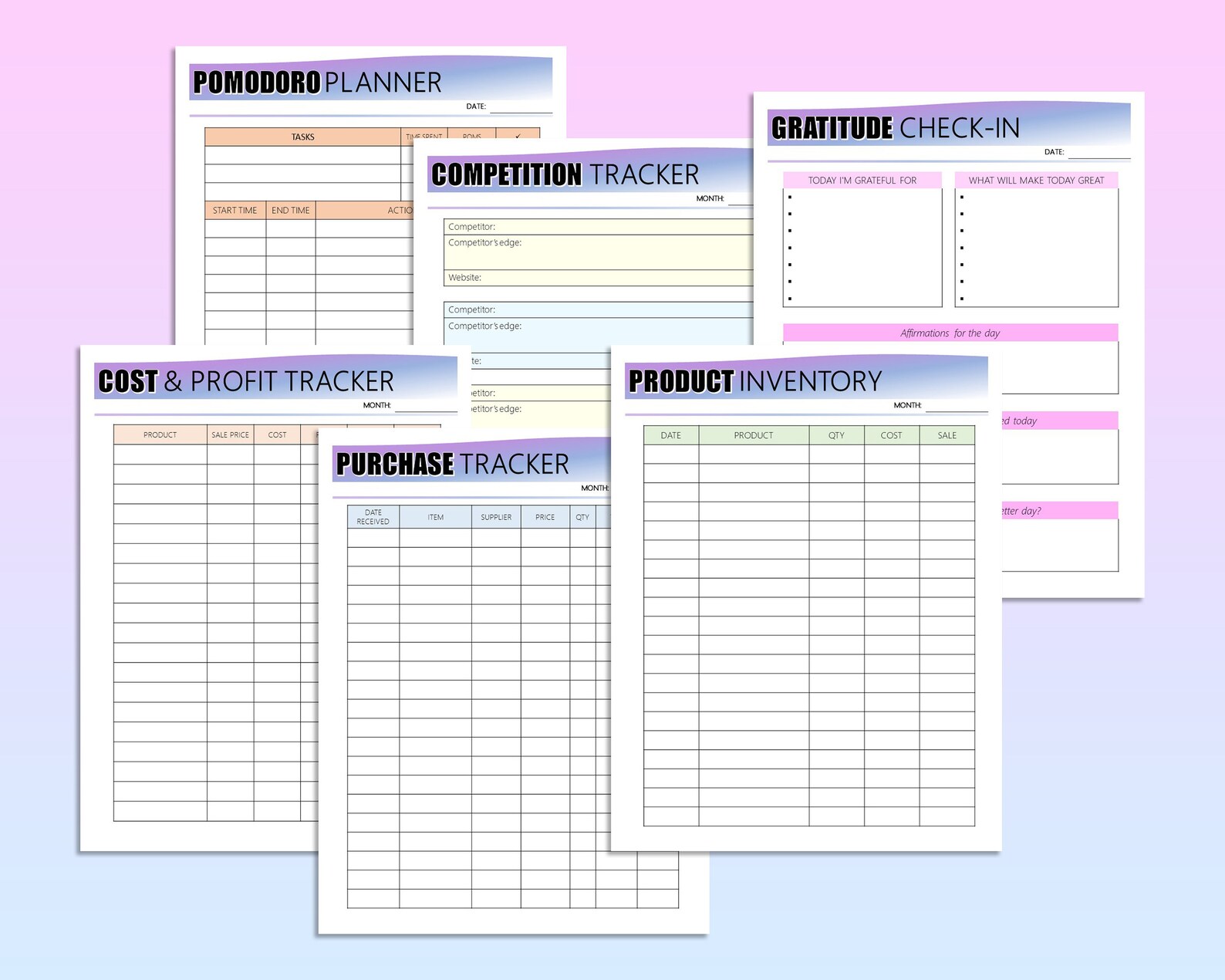 Small Business Planner Printable Etsy Shop Seller Organizer | Etsy