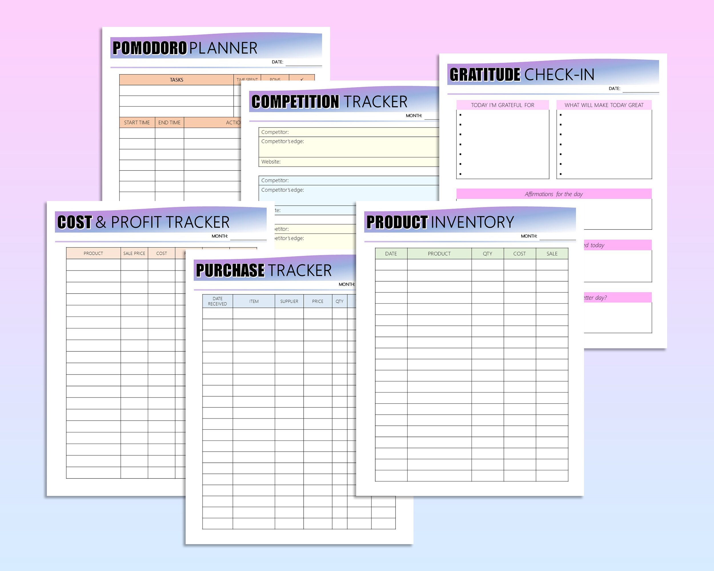 Small Business Planner Printable Etsy Shop Seller Organizer | Etsy