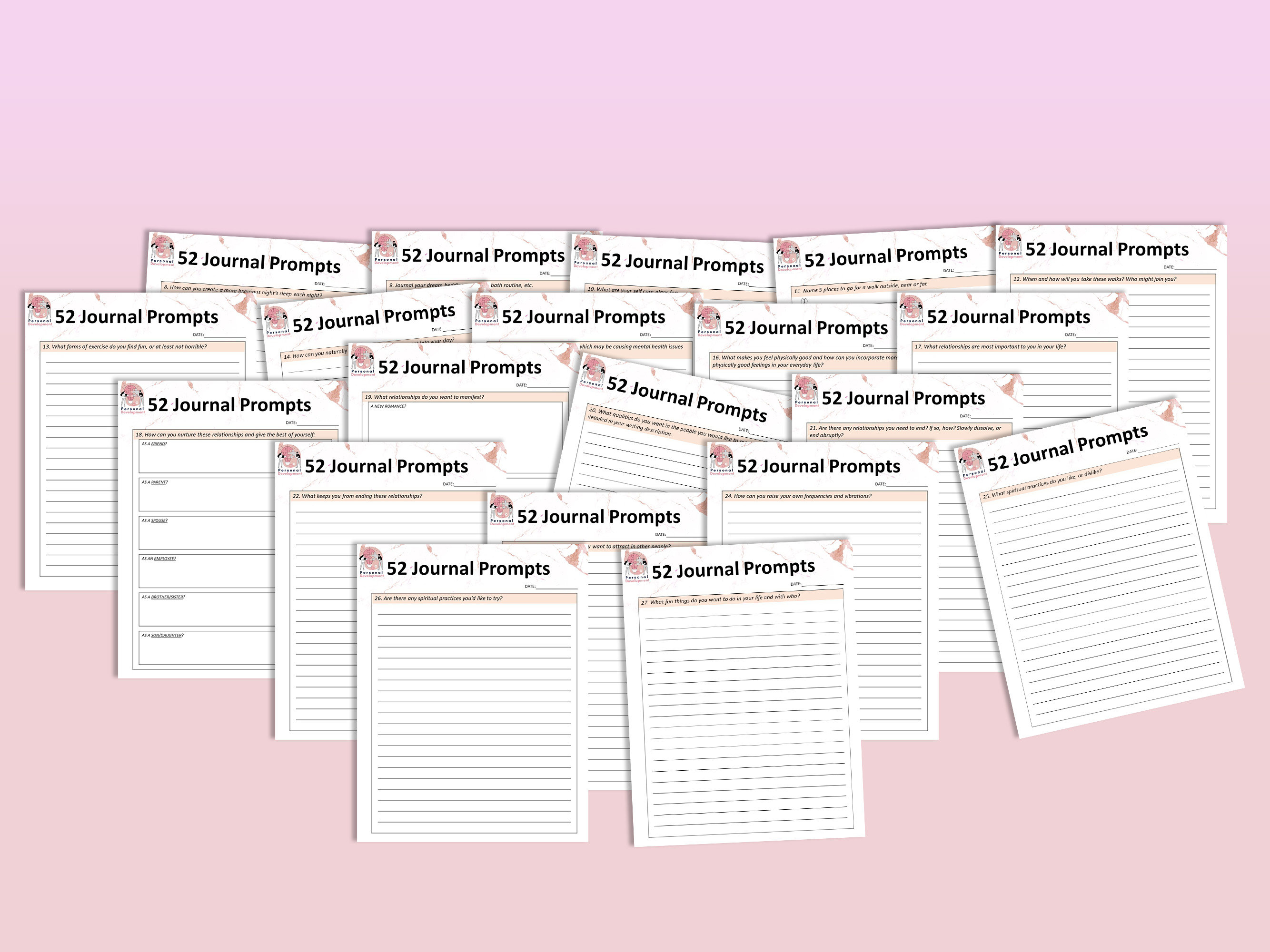 Personal Development Journal Personal Growth Life Planner - Etsy