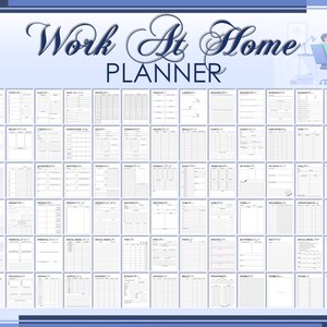 Work From Home Planner Printable Daily Work Planner Home Business ...