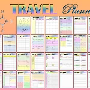 Ultimate Travel Planner Vacation Journal Budget Itinerary Packing List ...