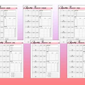 Undated Digital Planner Undated Calendar Printable Digital Download ...