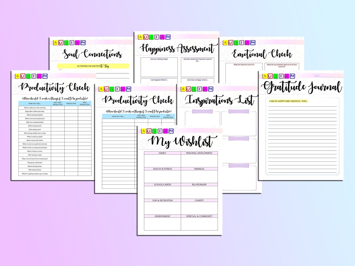 Ultimate Autism Therapy Planner ADD Aspergers Printable School - Etsy