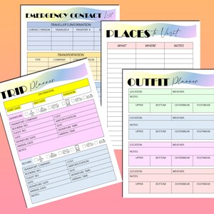 Ultimate Travel Planner Vacation Journal Budget Itinerary Packing List ...