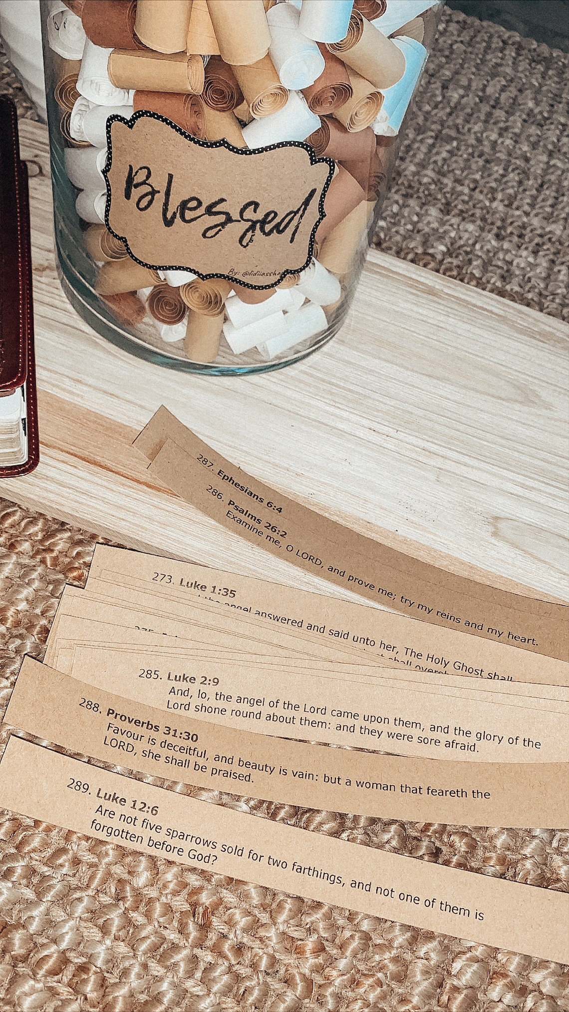 365 Daily Bible Verses - Etsy