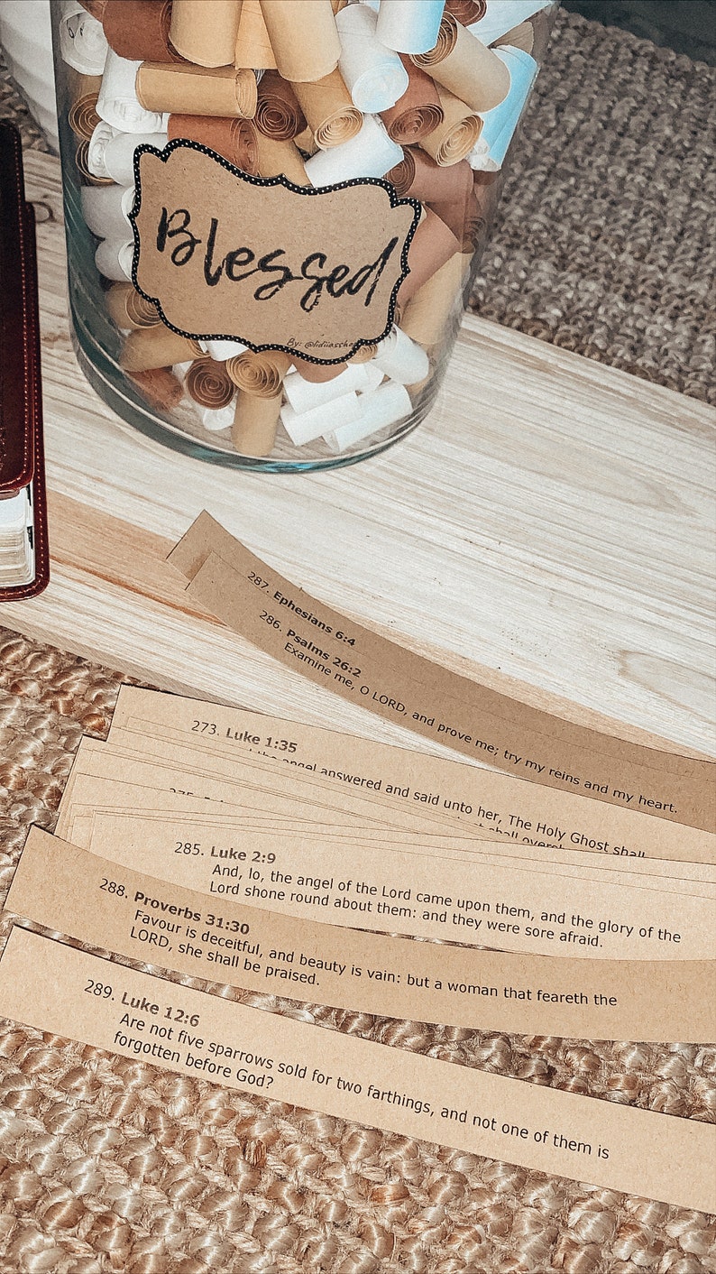 365 Daily Bible Verses - Etsy