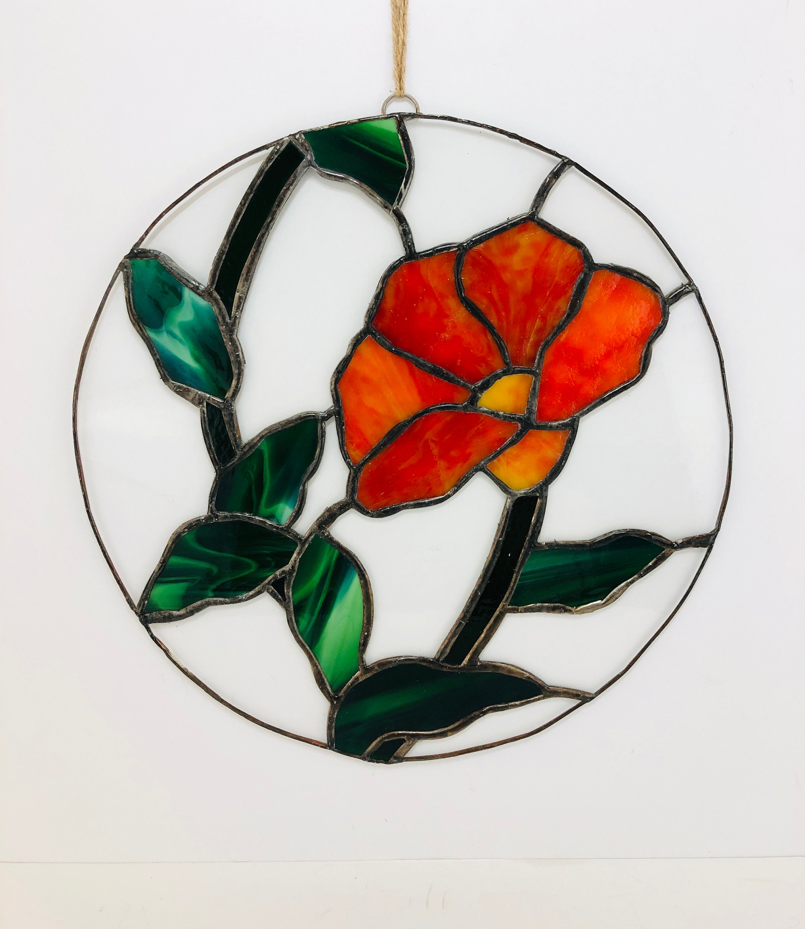 Stained Glass Patterns Poppy Flowers