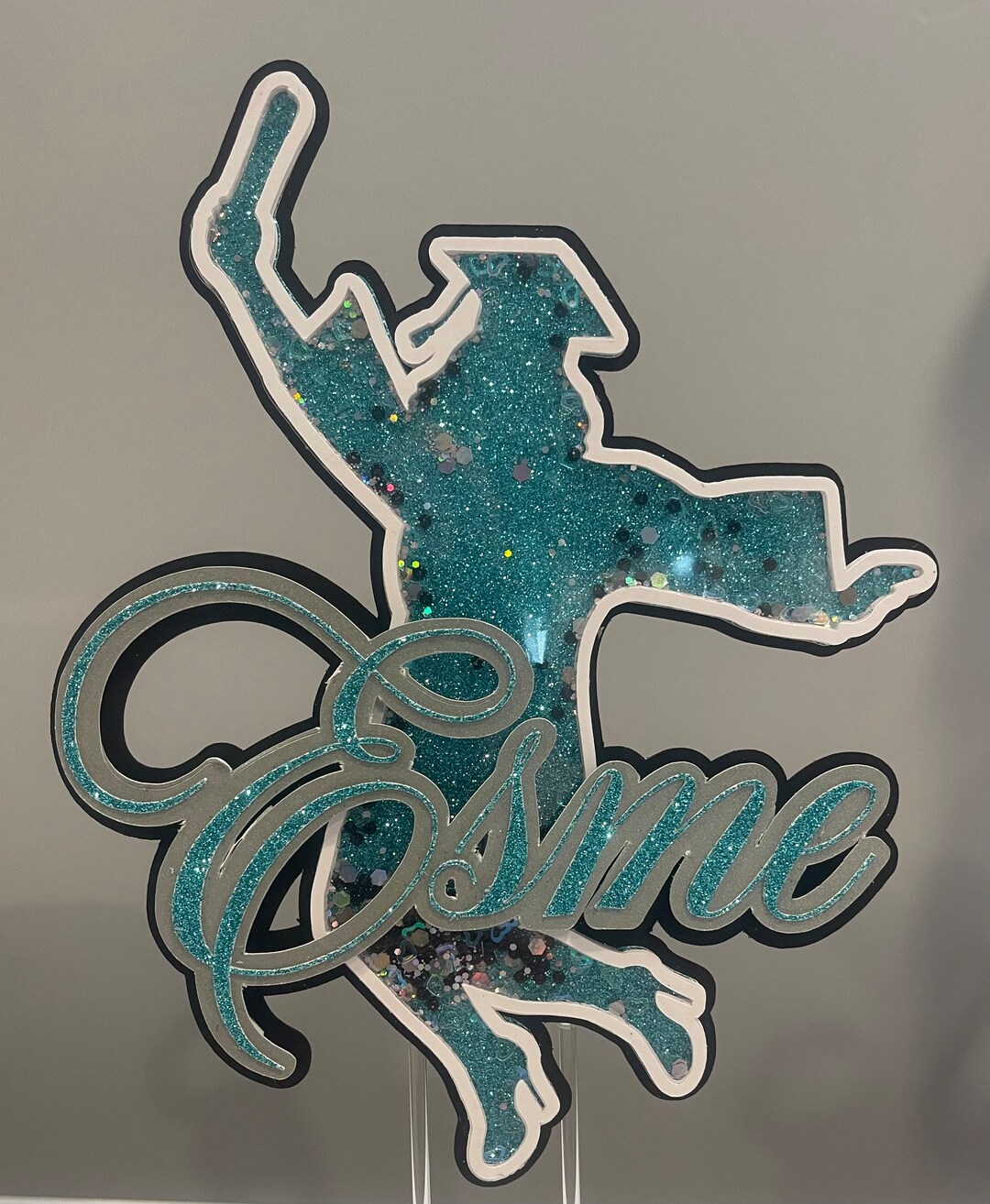 Graduation Shaker Cake Topper - Etsy