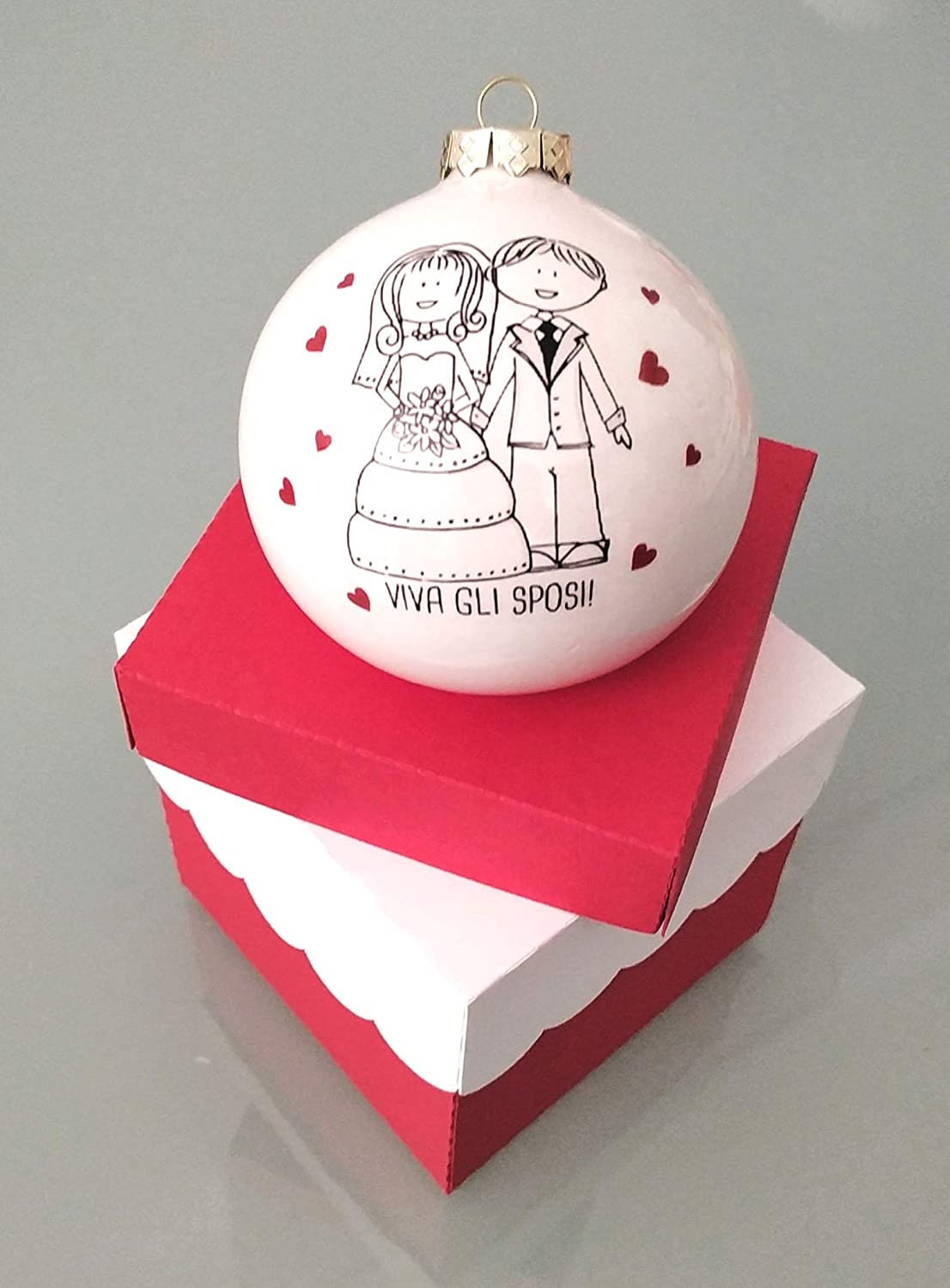 PERSONALIZED Ceramic Christmas Ball Gift Idea Family - Etsy