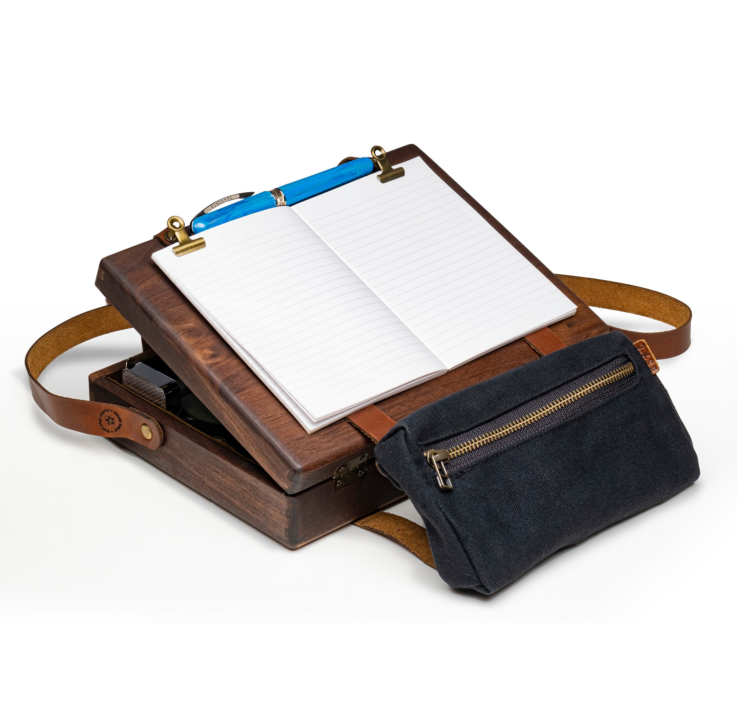 Mini Xplorer A5 Wood Briefcase - Etsy UK