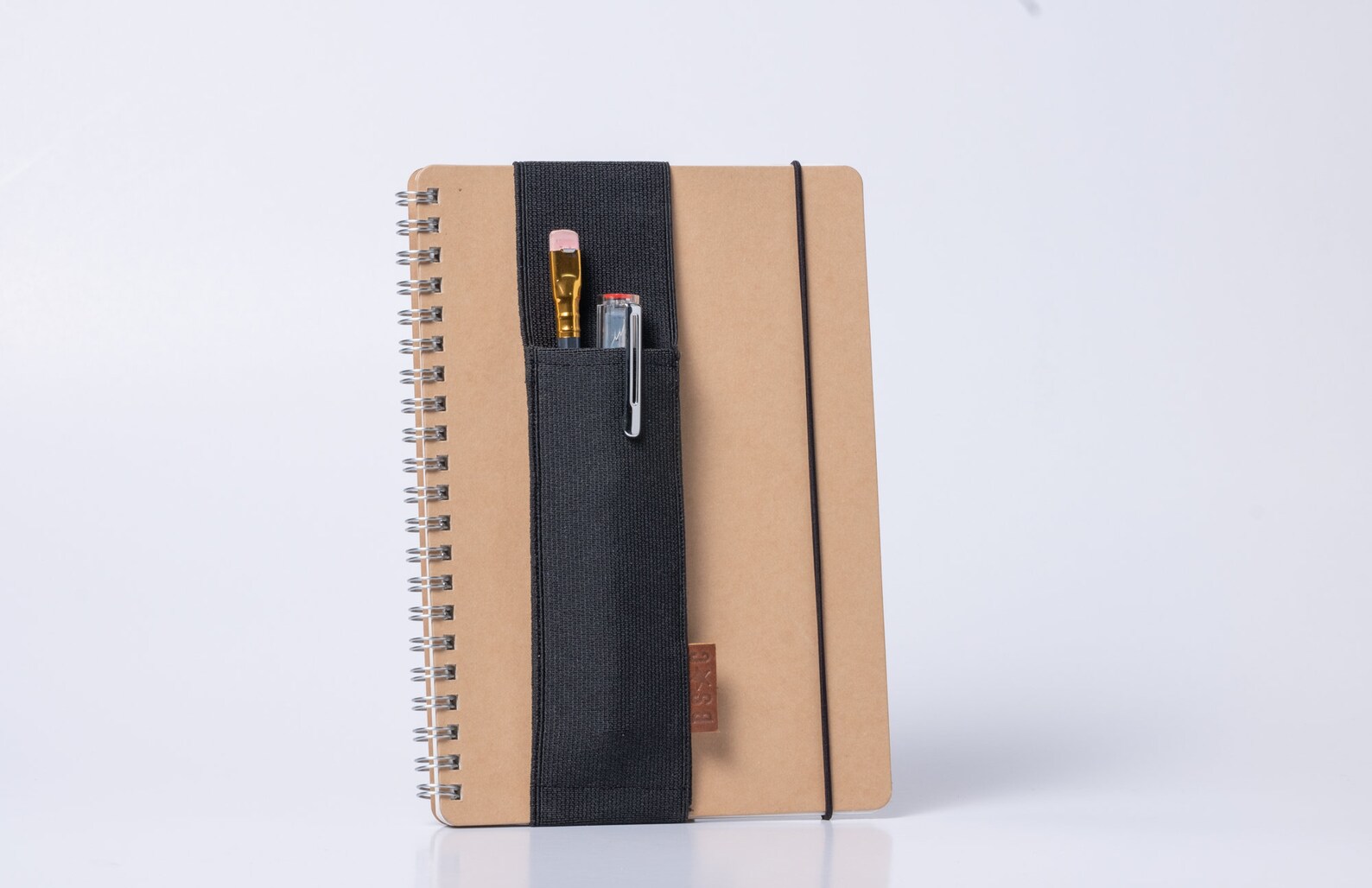 Elastic Pencil/pen Holder for A5 Notebooks, iPad Mini, Etc. - Etsy