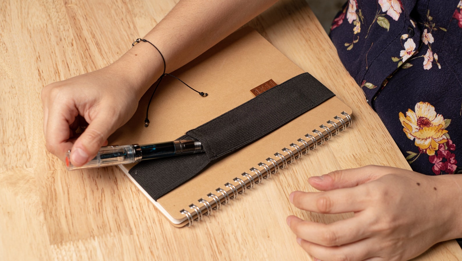 Elastic Pencil/pen Holder for A5 Notebooks, iPad Mini, Etc. - Etsy