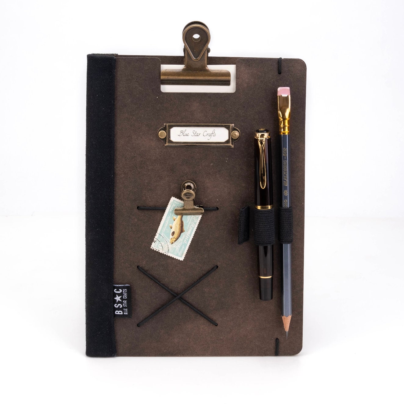 Clipfolio A5 Stained Cardboard and Canvas Clipboard | Etsy