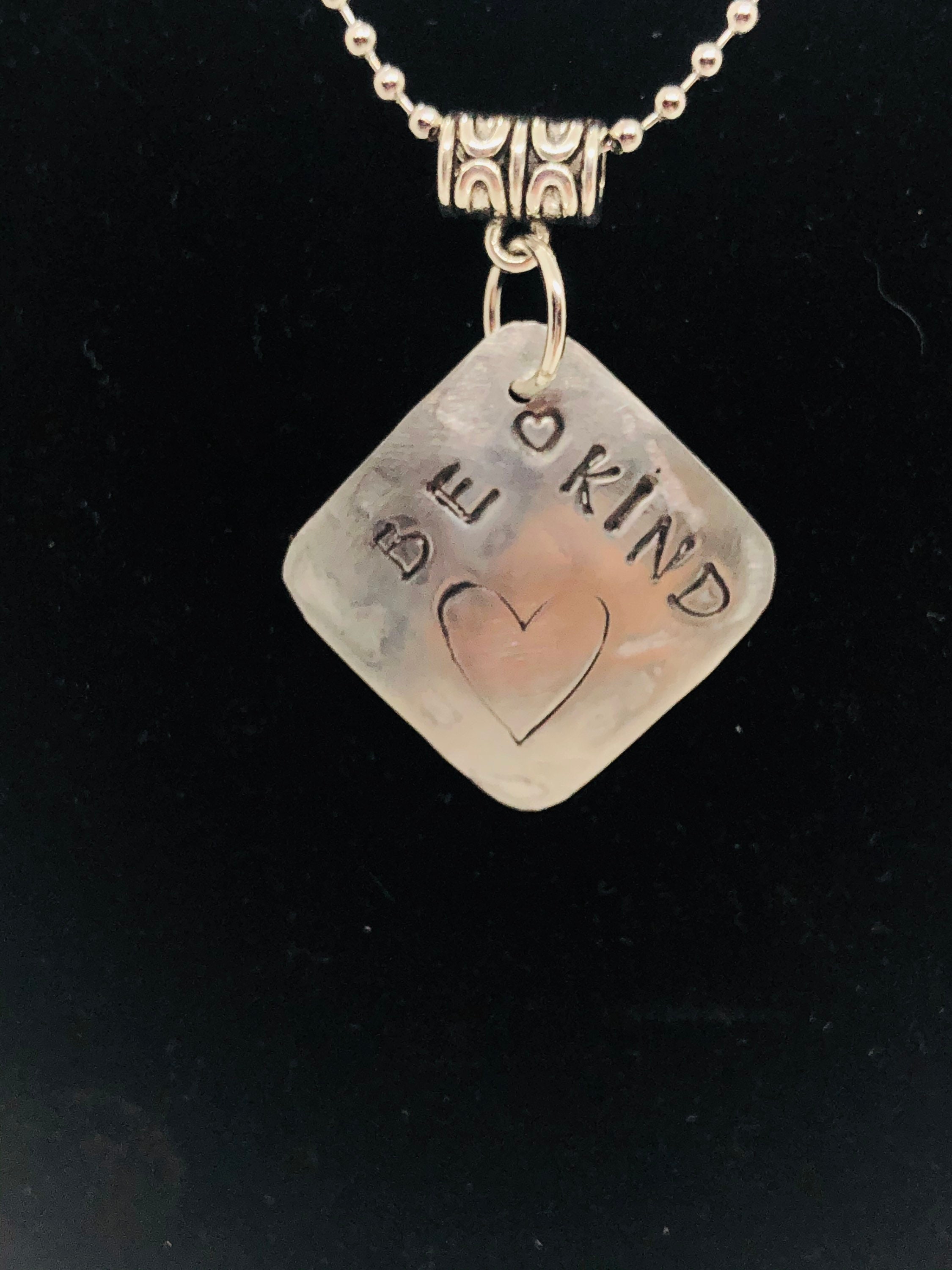 Be kind necklacespread kindness friendship necklacerecycled | Etsy