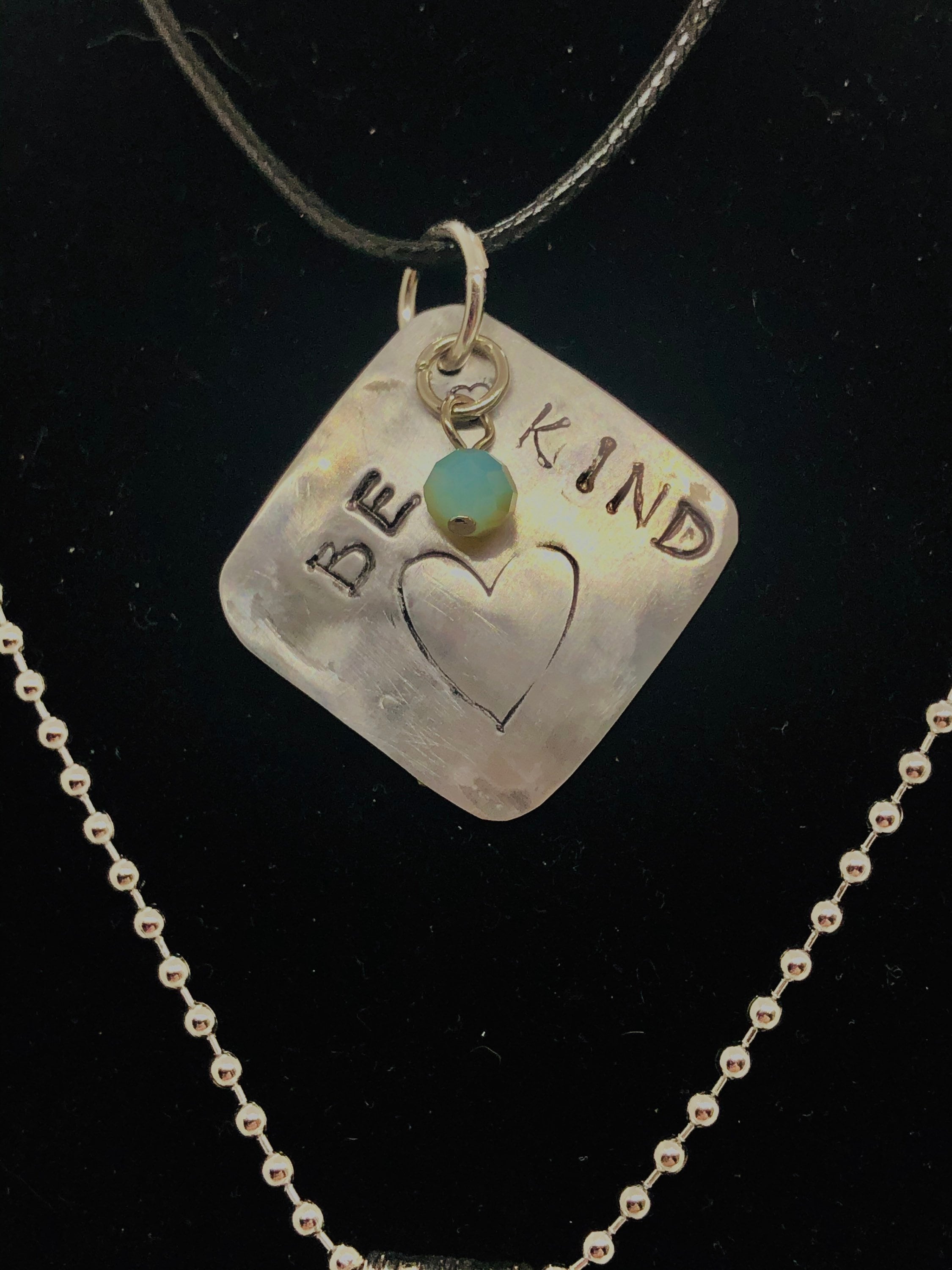 Be Kind Necklacespread Kindness Friendship Necklacerecycled - Etsy