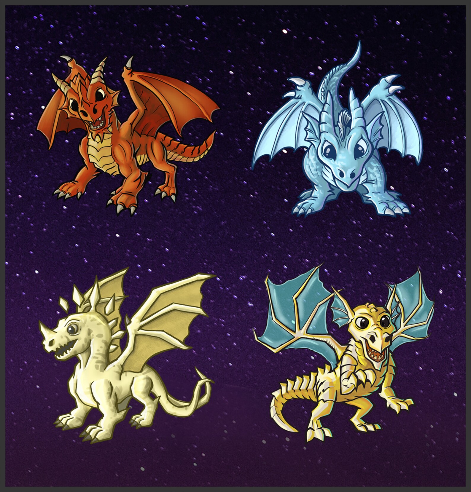 Dragon Wyrmling Tokens – 60 VTT Assets for Rpgs (digital Download) - Etsy
