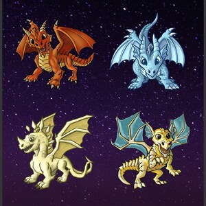 Dragon Wyrmling Tokens – 60 VTT Assets for Rpgs (digital Download) - Etsy