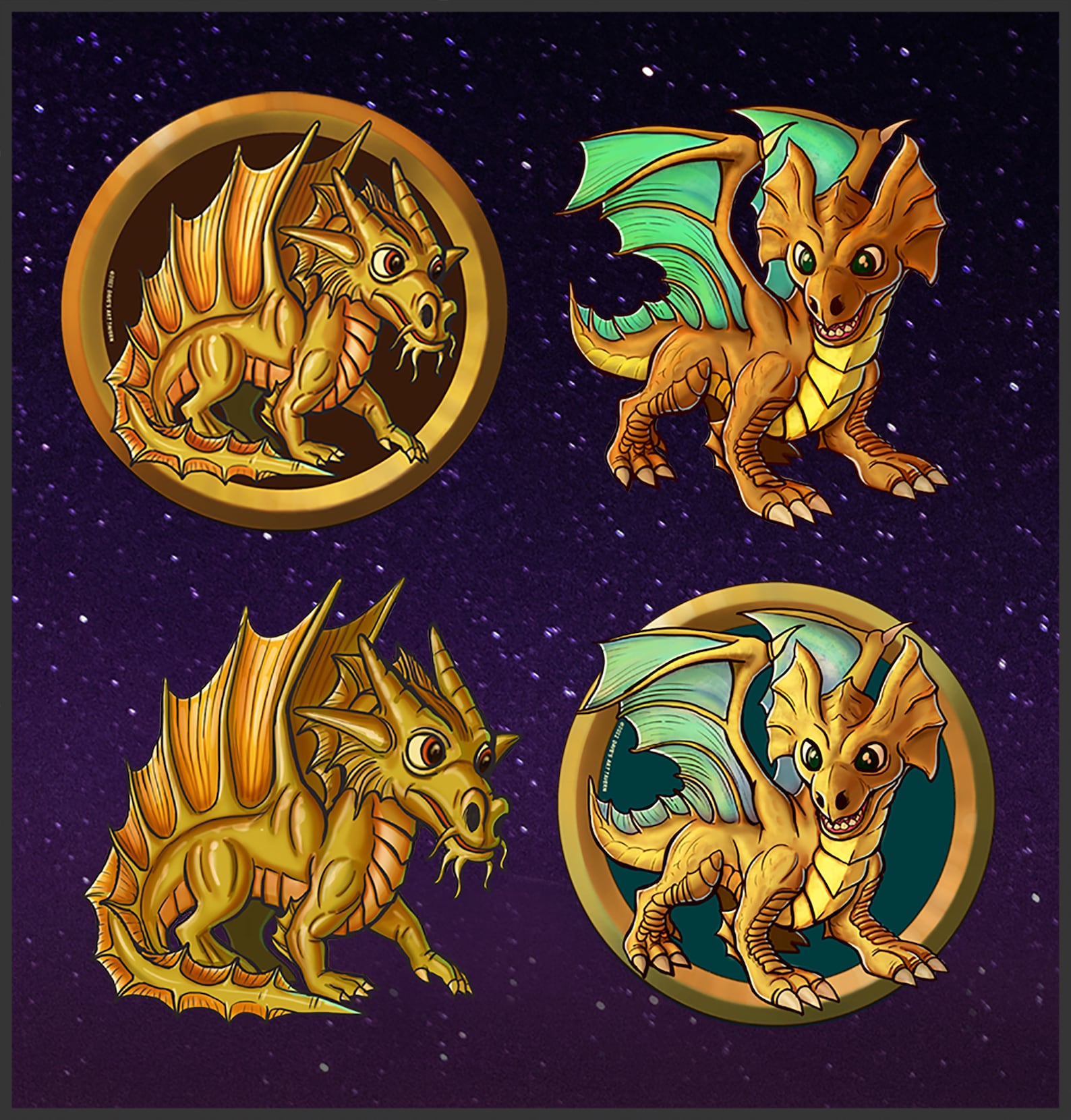 Dragon Wyrmling Tokens – 60 VTT Assets for Rpgs (digital Download) - Etsy