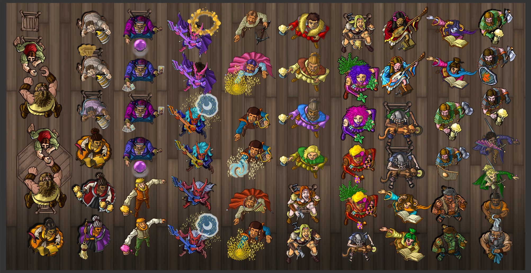 VTT Tavern Tokens for Fantasy Rpg's - Downloadable Digital Files - Top ...