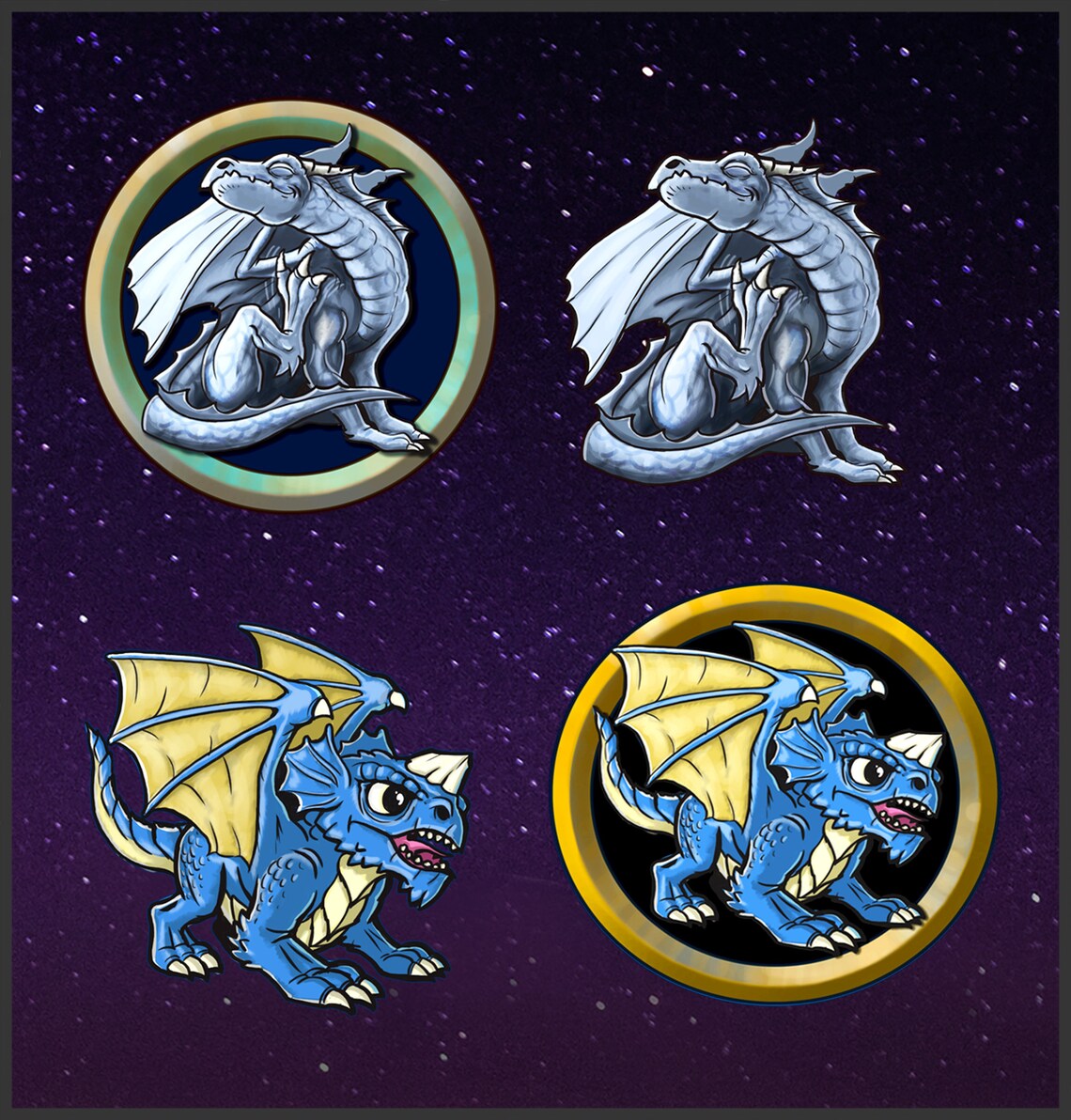 Dragon Wyrmling Tokens – 60 VTT Assets for Rpgs (digital Download) - Etsy