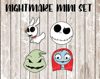 Nightmare Crew Full Body Cookie Cutters Set of 4 Halloween - Etsy