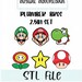 Super Mario Fire Flower SVG DXF PNG Digital File Cut File Clipart ...