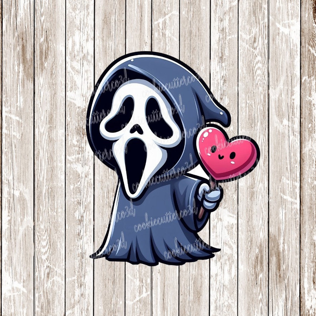 Horror Movie Scream Valentine Cookie/fondant/clay Cutter - Etsy