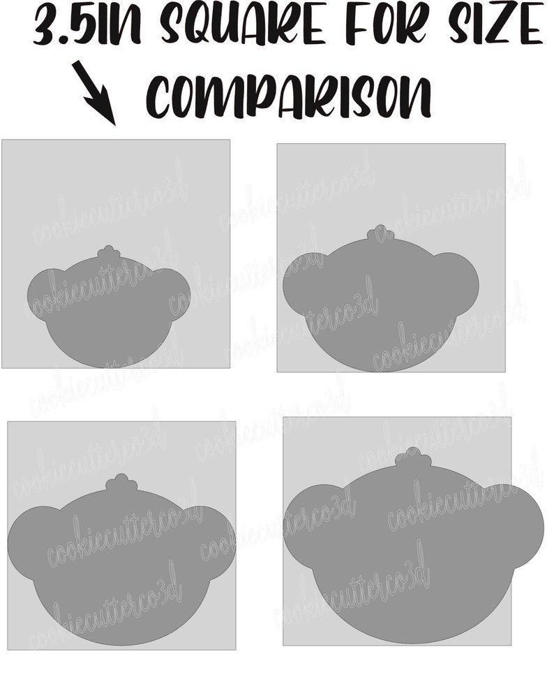 Monkey Head Wild Animal Cookie Cutter Fondant Cutter Clay - Etsy
