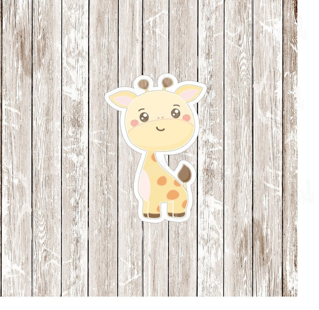 Baby Giraffe-wild Animal Cookie Cutter, Fondant Cutter, Clay Cutter - Etsy